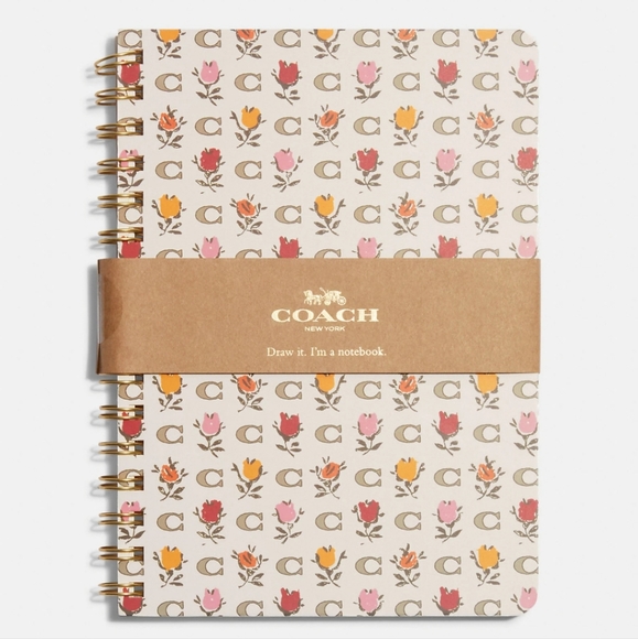 Coach | Office | Coach Notebook With Badlands Floral Print | Poshmark